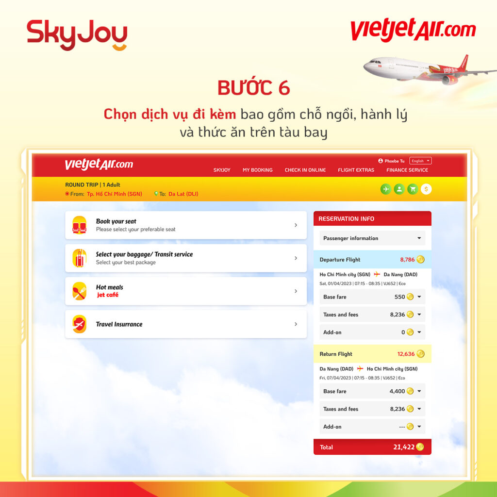 TIN HOT: ĐỔI VÉ MÁY BAY VỚI ĐIỂM SKYPOINT – THỎA THÍCH VI VU CÙNG VIETJET - SkyJoy