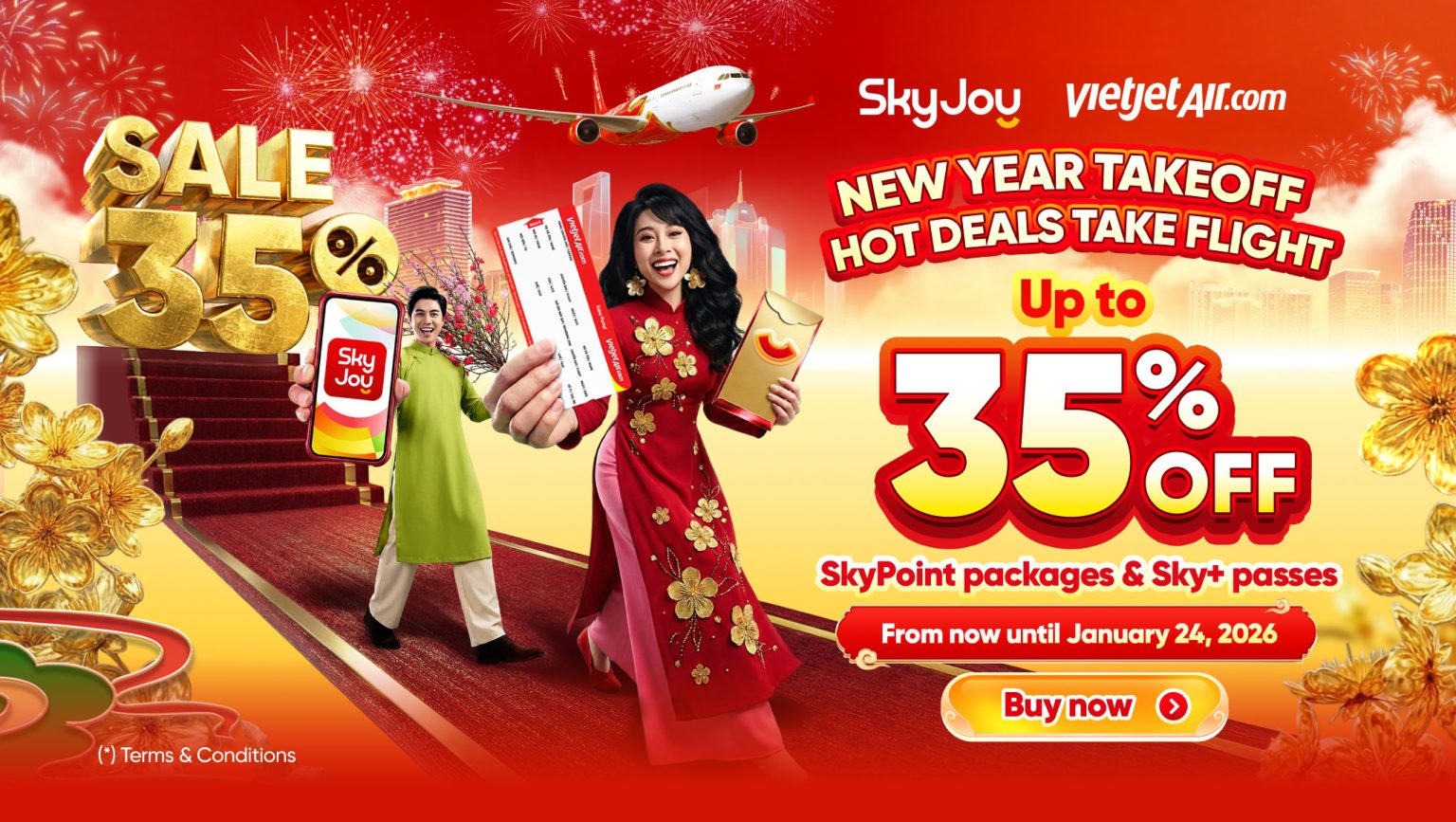 NEW YEAR TAKEOFF – HOT DEALS TAKE FLIGHT - SkyJoy